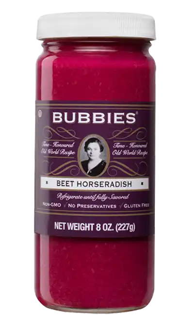 Bubbies Beet Horseradish 8oz. – Bubbies Fine Foods