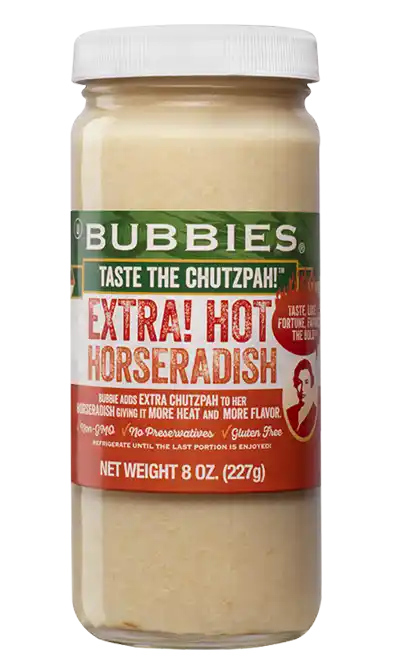 Bubbies Extra! Hot Horseradish 8 oz. – Bubbies Fine Foods